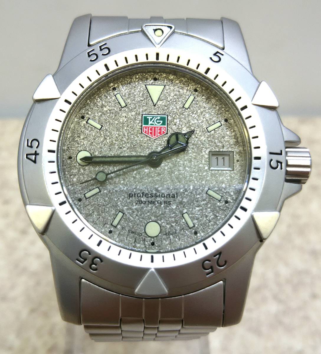 OH済 当店保証付 TAG HEUER タグホイヤー プロフェッショナル 959.713G-2 グレー文字盤 クォーツ(その他)｜売買されたオークション情報、yahooの商品情報をアーカイブ ...