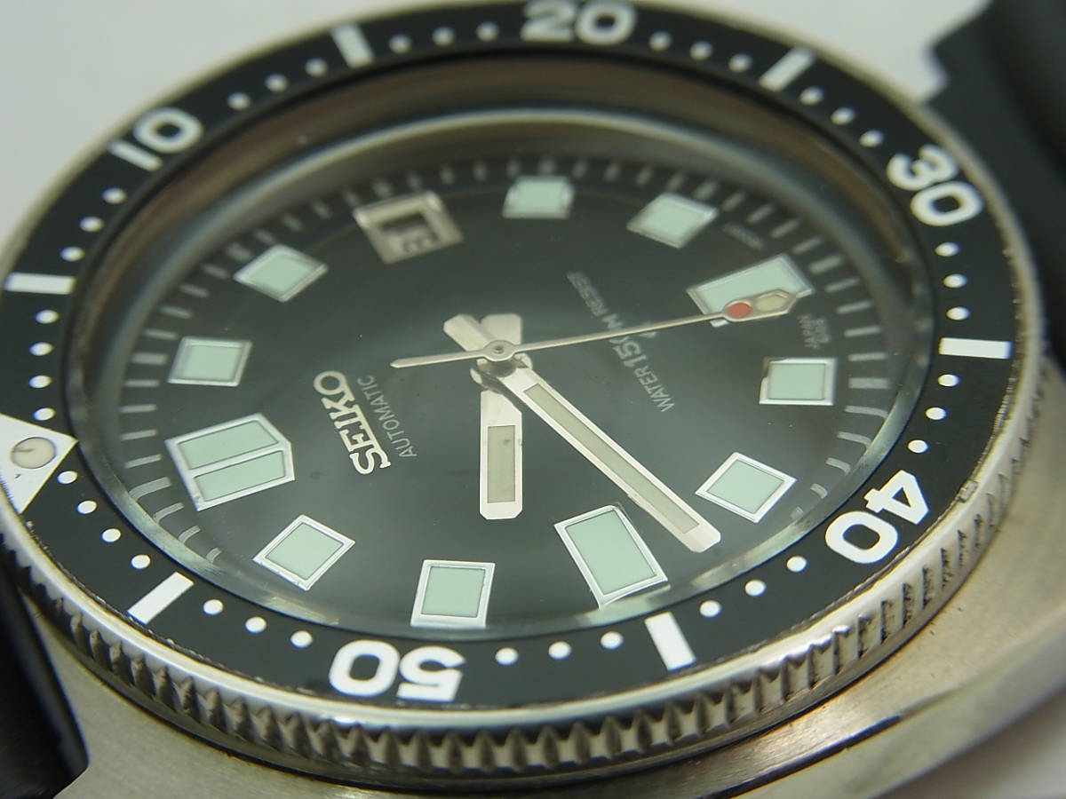 セイコー SEIKO セカンドダイバー 6105-8000 前期型モデル 6105A ハックなしムーブメント ジャンク不動品 買取価格出品 ...
