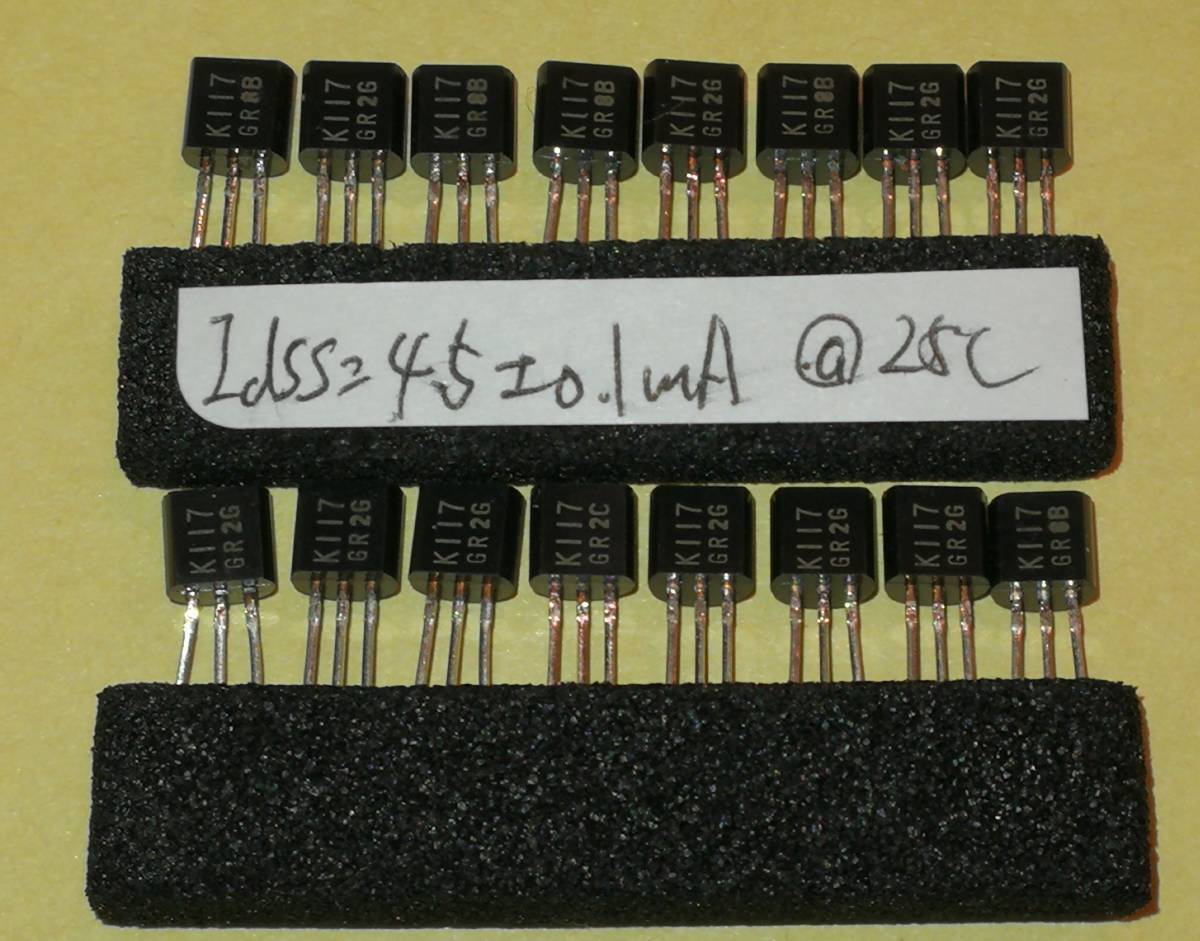 音響用 東芝JFET 2SK117GR 8組16個 B(トランジスタ)｜売買されたオークション情報、yahooの商品情報をアーカイブ公開 ...
