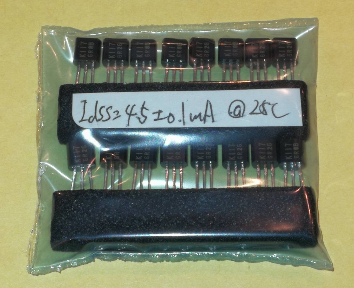 音響用 東芝JFET 2SK117GR 8組16個 B(トランジスタ)｜売買されたオークション情報、yahooの商品情報をアーカイブ公開 ...