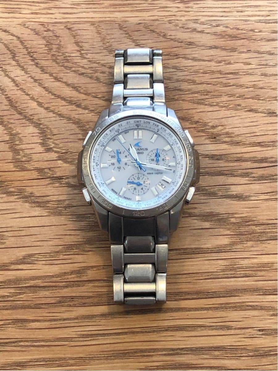 ジャンク CASIO OCEANUS OCW-600 カシオ 腕時計 オシアナス 電波ソーラー(OCEANUS)｜売買されたオークション情報 ...