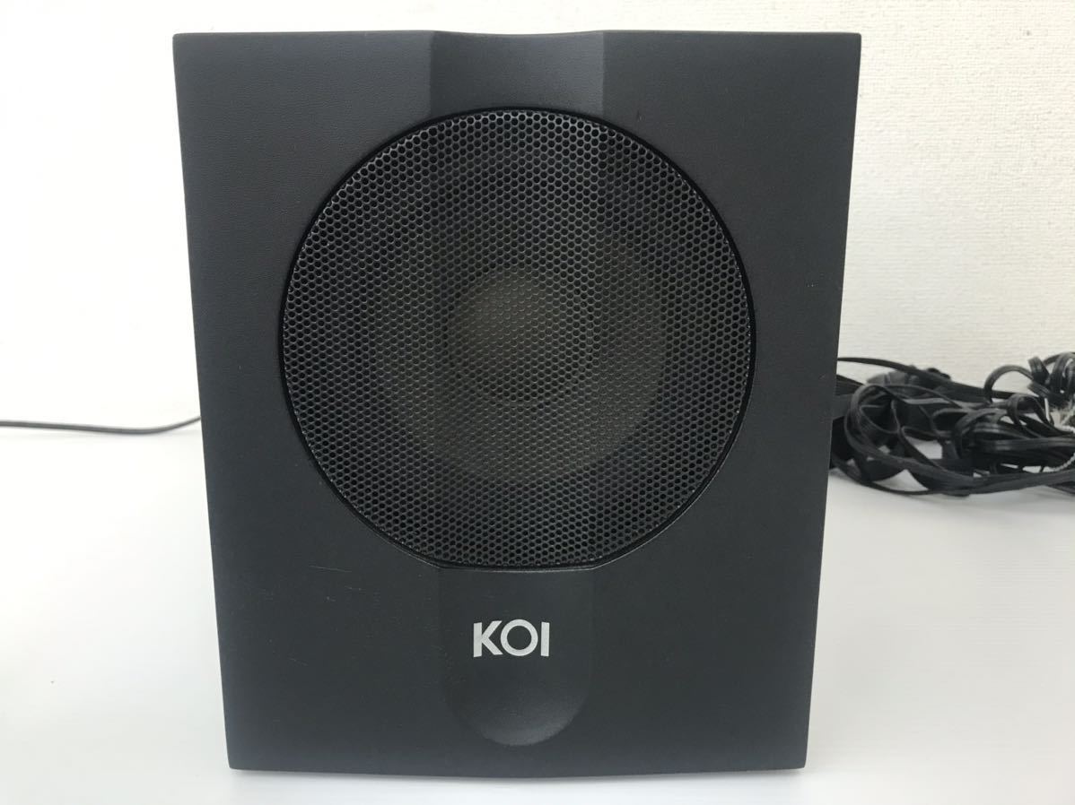 R103102 KOI Tiger type 2a Powered Speaker System アンプ KTG2 / スピーカー KS-TG2 / ウーファー KWTG 10 通電OK ...