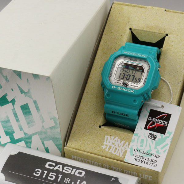 限定 CASIO G-SHOCK In4mation GLX-5600X-3JR 水色(コラボレーションモデル)｜売買されたオークション情報 ...