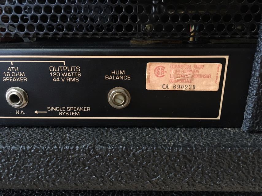 1円スタート Peavey Butcher 120W Stack Set Celestion SP 4x12 Char Matchless ...