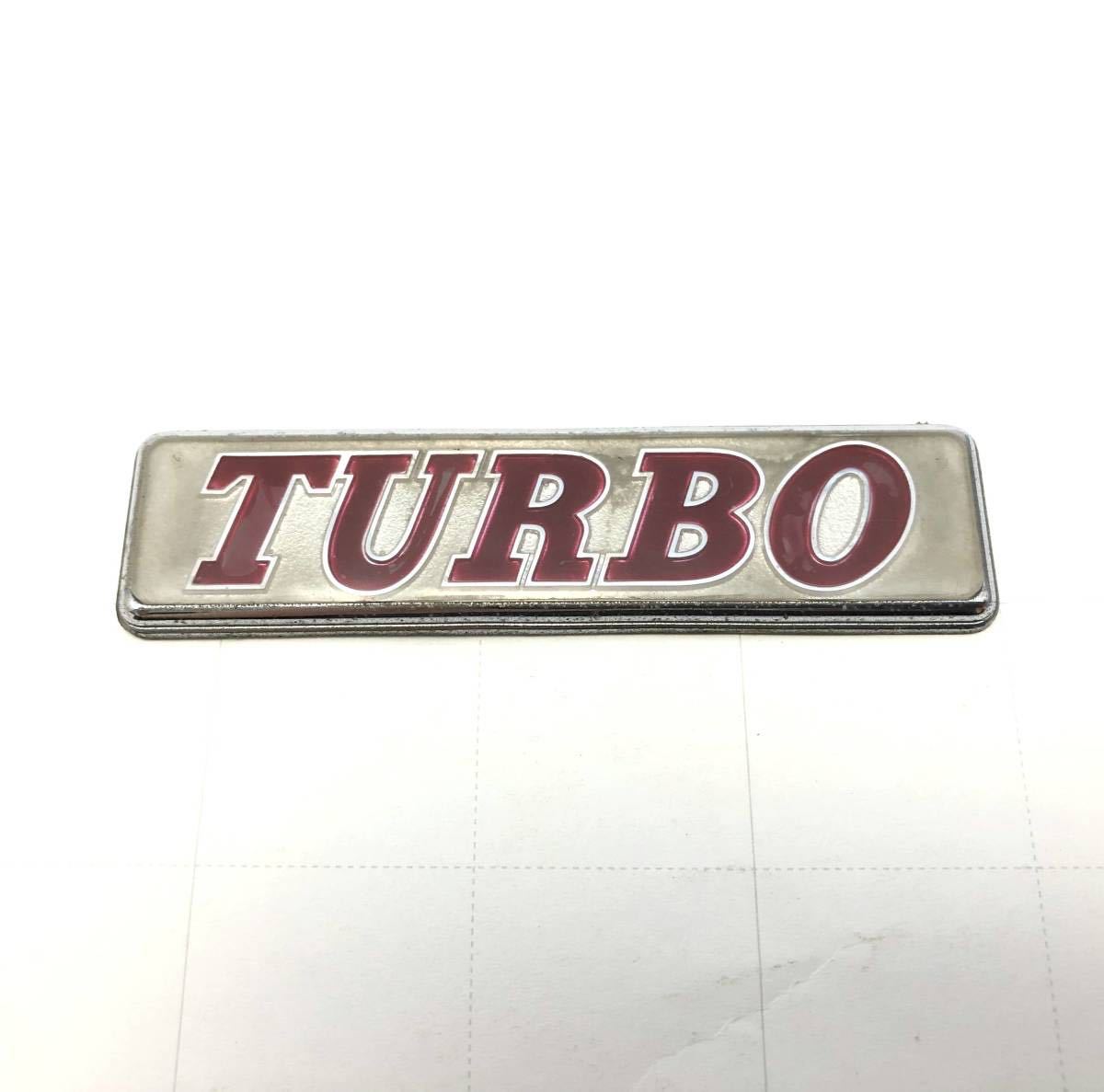 難あり トヨタ 110系 クラウン ターボ リア TURBO エンブレム MS110 M-TEU スーパーサルーンエクストラ TOYOTA ...