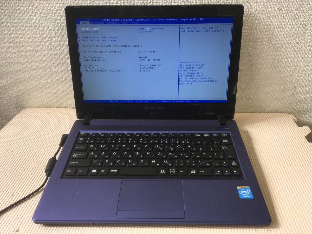 MOUSE COMPUTER W312CZノートパソコンジャンク 120606(マウスコンピューター)｜売買されたオークション情報、yahooの商品情報をアーカイブ公開 - オークファン ...