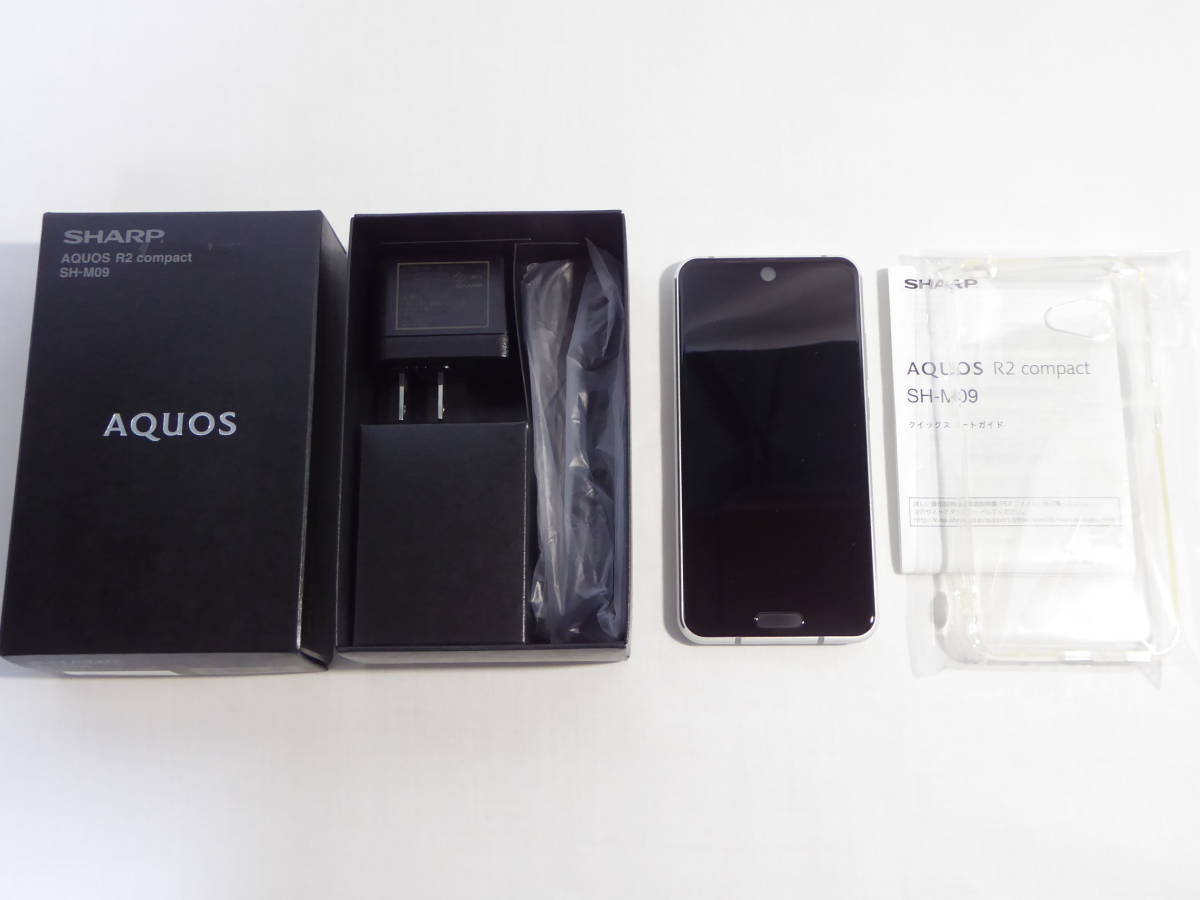 SHARP AQUOS R2 compact SH-M09 SIMフリー ホワイト(国内版SIMフリー)｜売買されたオークション情報、yahooの商品情報をアーカイブ公開 - オークファン ...