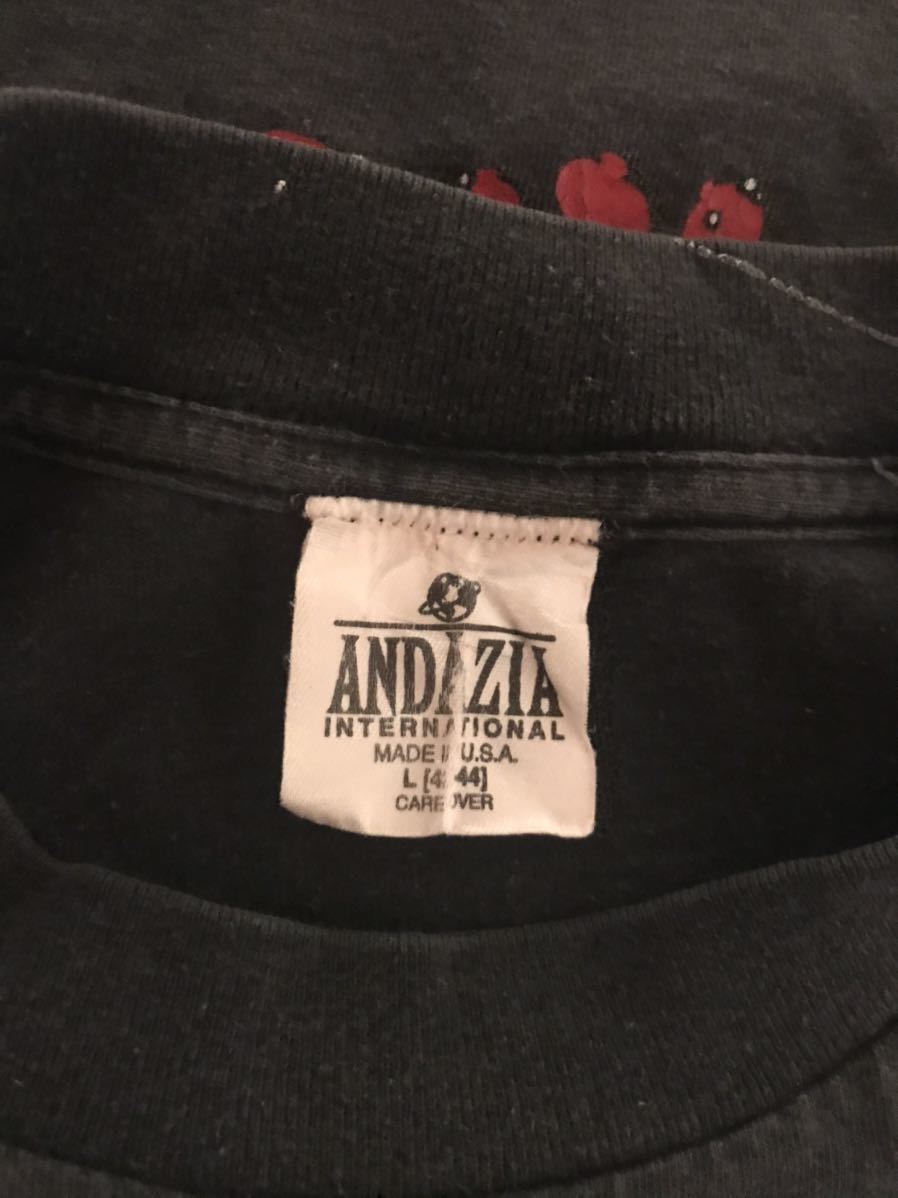 90s USA製 不思議の国のアリス チェシャ猫Tシャツ L ANDAZIA Alice In Wonderland(Tシャツ)｜売買された ...