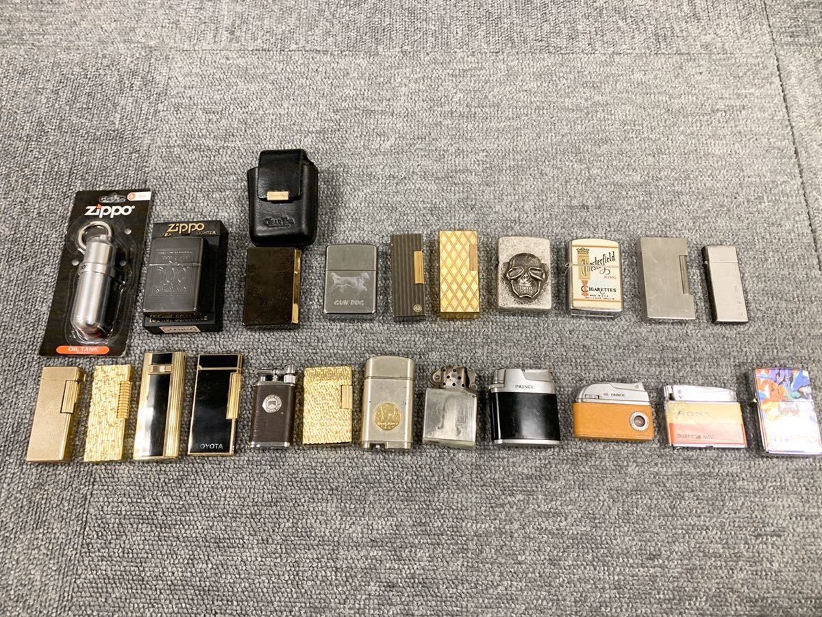 ZIPPO ジッポー オイルライター ガスライター dunhill ダンヒル gear top ultima GP prona 61 大量 ...