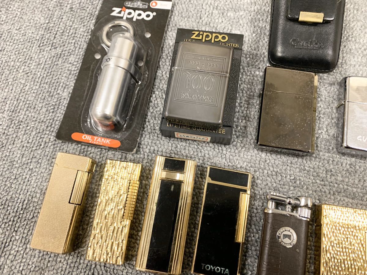 ZIPPO ジッポー オイルライター ガスライター dunhill ダンヒル gear top ultima GP prona 61 大量 ...