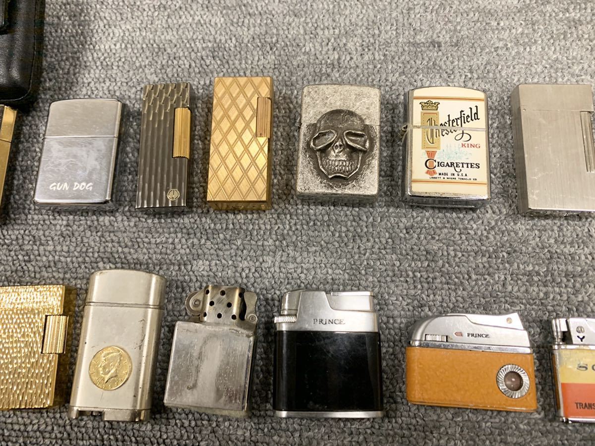 ZIPPO ジッポー オイルライター ガスライター dunhill ダンヒル gear top ultima GP prona 61 大量 ...