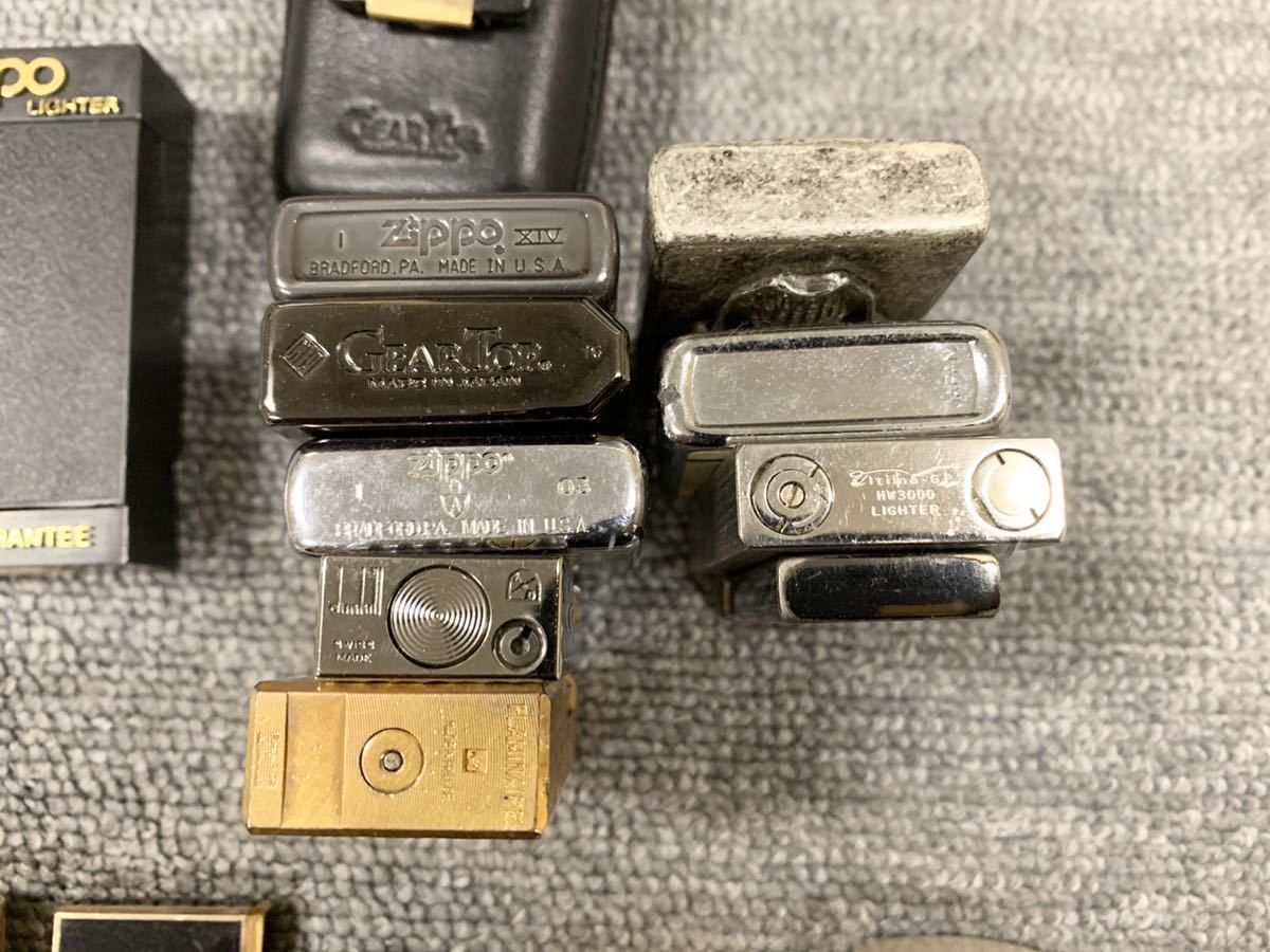 ZIPPO ジッポー オイルライター ガスライター dunhill ダンヒル gear top ultima GP prona 61 大量 ...