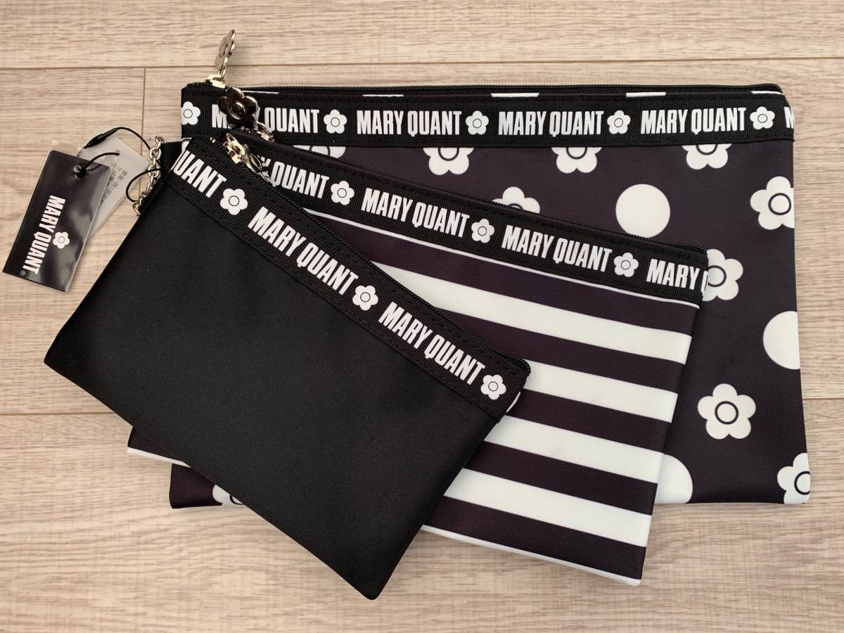 MARY QUANT ポーチ 3個セット(マリークワント)｜売買されたオークション情報、yahooの商品情報をアーカイブ公開 - オークファン（aucfan.com）