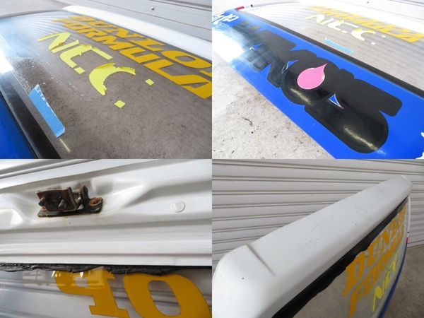 社外 GA2 シティ 競技車両外し 軽量 FRP リアゲート バックドア リアハッチ アクリルガラス チェックマン ボンネットストラップ おまけ(リア)｜売買されたオークション情報、yahoo ...