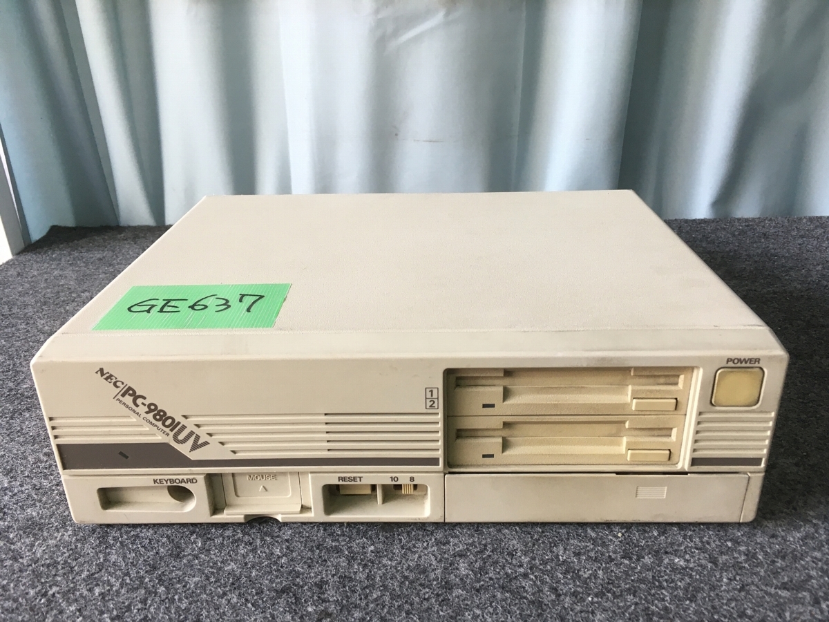 送1000円 簡易確認のみ NEC PC-9801 UV11 ROM BASIC起動確認済 ゴム足ズレあり(デスクトップ)｜売買されたオークション情報、yahooの商品情報をアーカイブ公開 ...