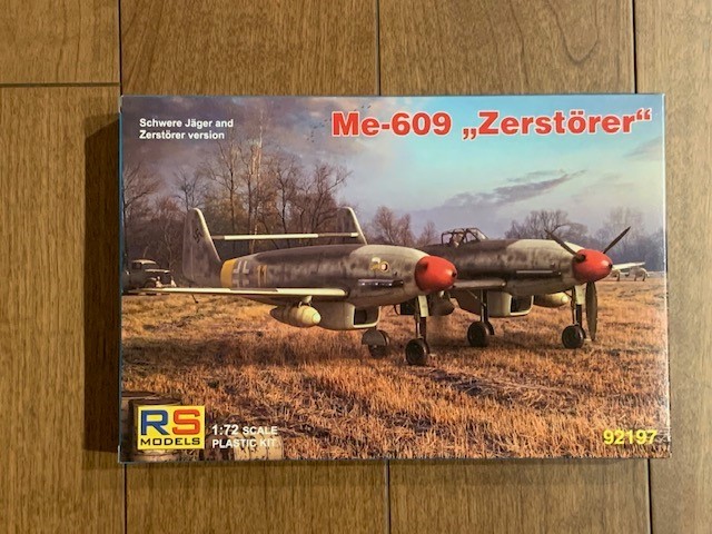 RS MODELS アールエスモデル Me-609 Zerstorer 重戦闘機 1/72 プラモデル RSモデル 未組立品 10円スタート ...