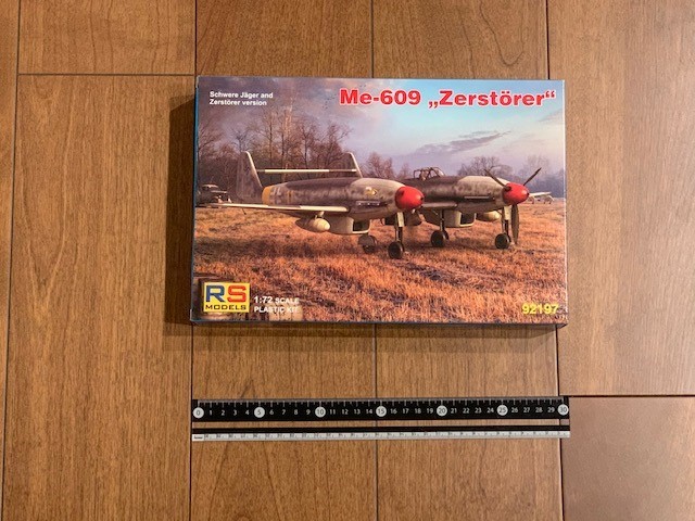 RS MODELS アールエスモデル Me-609 Zerstorer 重戦闘機 1/72 プラモデル RSモデル 未組立品 10円スタート ...