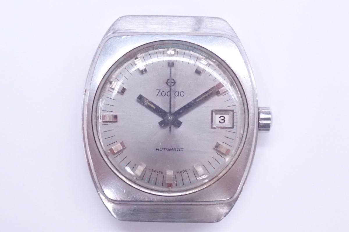ゾディアック 自動巻き腕時計 Ref.722 913 Sr.2511242 Cal.72B Zodiac Ltd Le Locie Swiss ...
