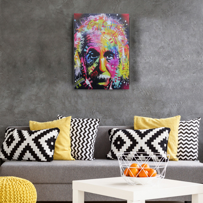 インテリアアートパネル 油彩絵画 壁掛け装飾 アインシュタイン モダン アメリカン ポップアート おしゃれ 60cm×40cm 92(ファブリックパネル)｜売買されたオークション情報 ...