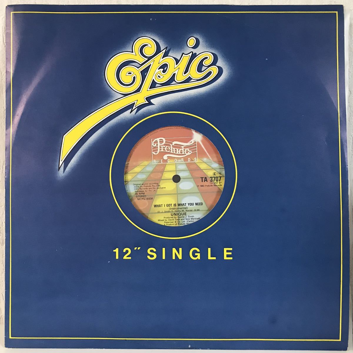 12inch UNIQUE - WHAT I GOT IS WHAT YOU NEED UKオリジナル(ディスコ)｜売買されたオークション情報、yahooの商品情報をアーカイブ公開 ...