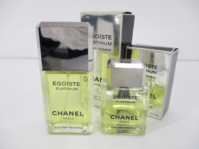 2003BOH015 CHANEL シャネル 香水 EGOIST PLATINUM エゴイストプラチナ プールオム 100ml/75ml 残多(シャネル)｜売買されたオークション情報 ...