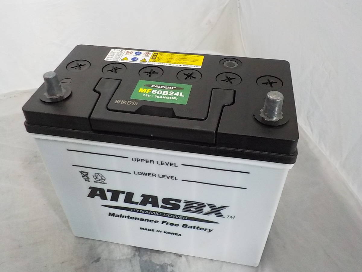 1円 品 国産車用カーバッテリー ATLAS MF60B24L 互換46B24L/50B24L/55B24L/60B24L(L)｜売買された ...
