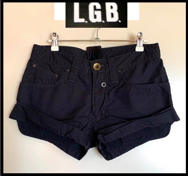 LGB BIG HOT PT ビッグホットパンツ 黒 ショートパンツ ルグランブルー l.g.b.(ルグランブルー)｜売買されたオークション情報、yahooの商品情報をアーカイブ公開 ...
