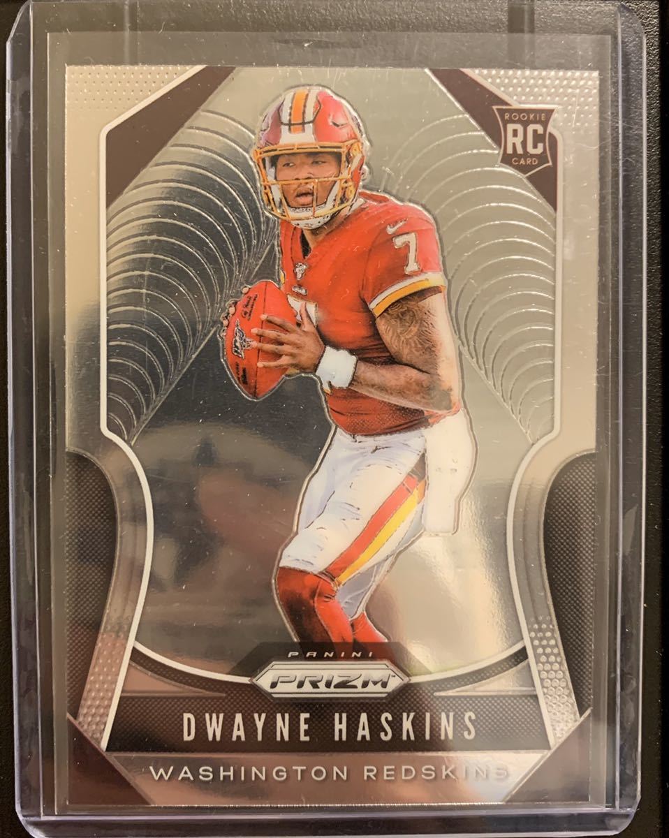Dwayne Haskins panini 2019 prizm football NFL nonauto RC ルーキー ハスキンス ...