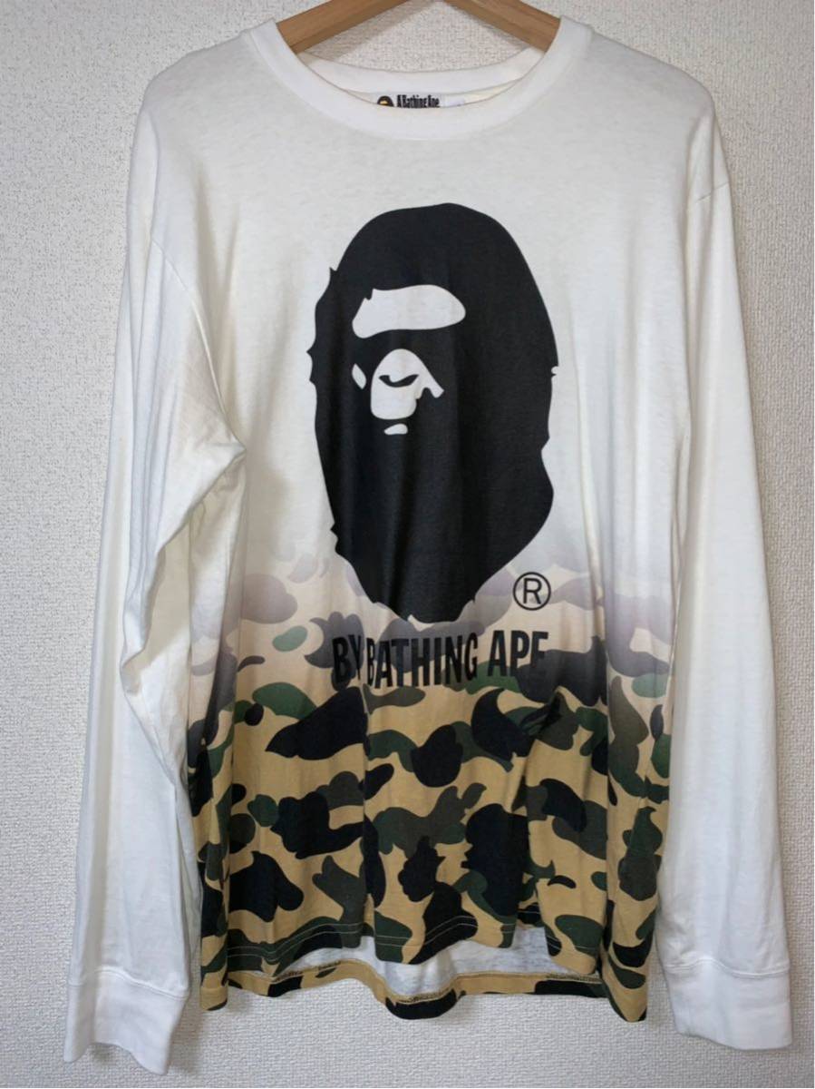 A BATHING APE エイプ 1stカモ 迷彩 猿 NIGO 90's AFFA(長袖Tシャツ)｜売買されたオークション情報、yahooの商品情報をアーカイブ公開 - オークファン ...