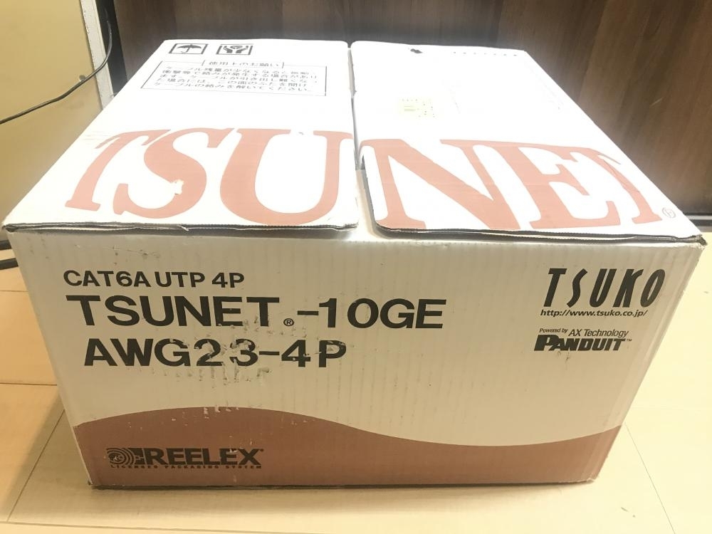 010 品 価格 TSUCO 通信興業 CAT6A LANケーブル 200m巻 TSUNET-10GE AWG23-4P(電線)｜売買された ...
