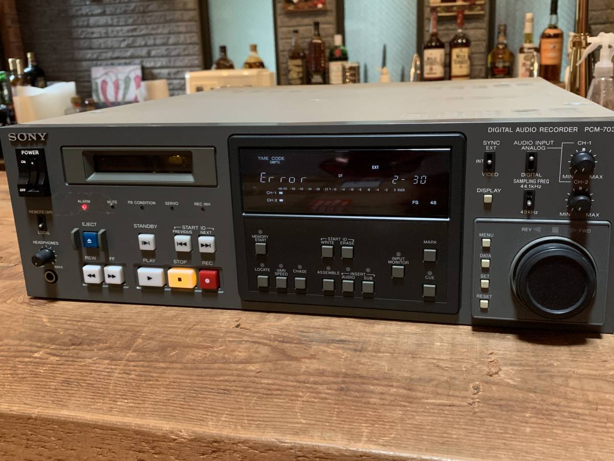 SONY PCM 7030 Dijital AUDIO PROSECCER なジャンク品(DAT機器)｜売買されたオークション情報、yahoo ...
