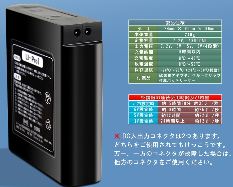 空調服用 バッテリー2個 セフト研究所 BTUL1 LI-PRO1(作業服)｜売買されたオークション情報、yahooの商品情報をアーカイブ公開 ...