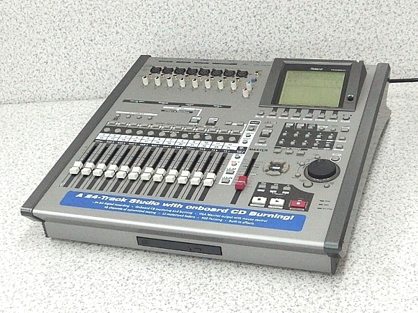 Roland/ローランド VS-2400CD マルチトラックレコーダー 24トラック構成 デジタル スタジオ ワークステーション 通電確認OK ...