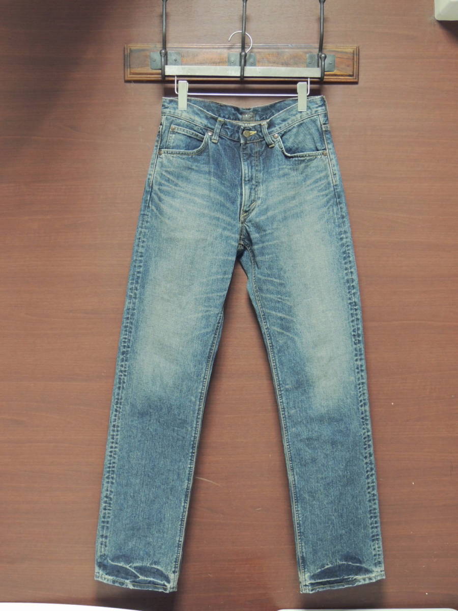 日本製 リー LEE 101Z センター赤タグ ストレート ジップフライ デニム パンツ 30101 色落ち ビンテージ ウォッシュ 加工 ジーンズ 30(W30)｜売買されたオークション情報 ...