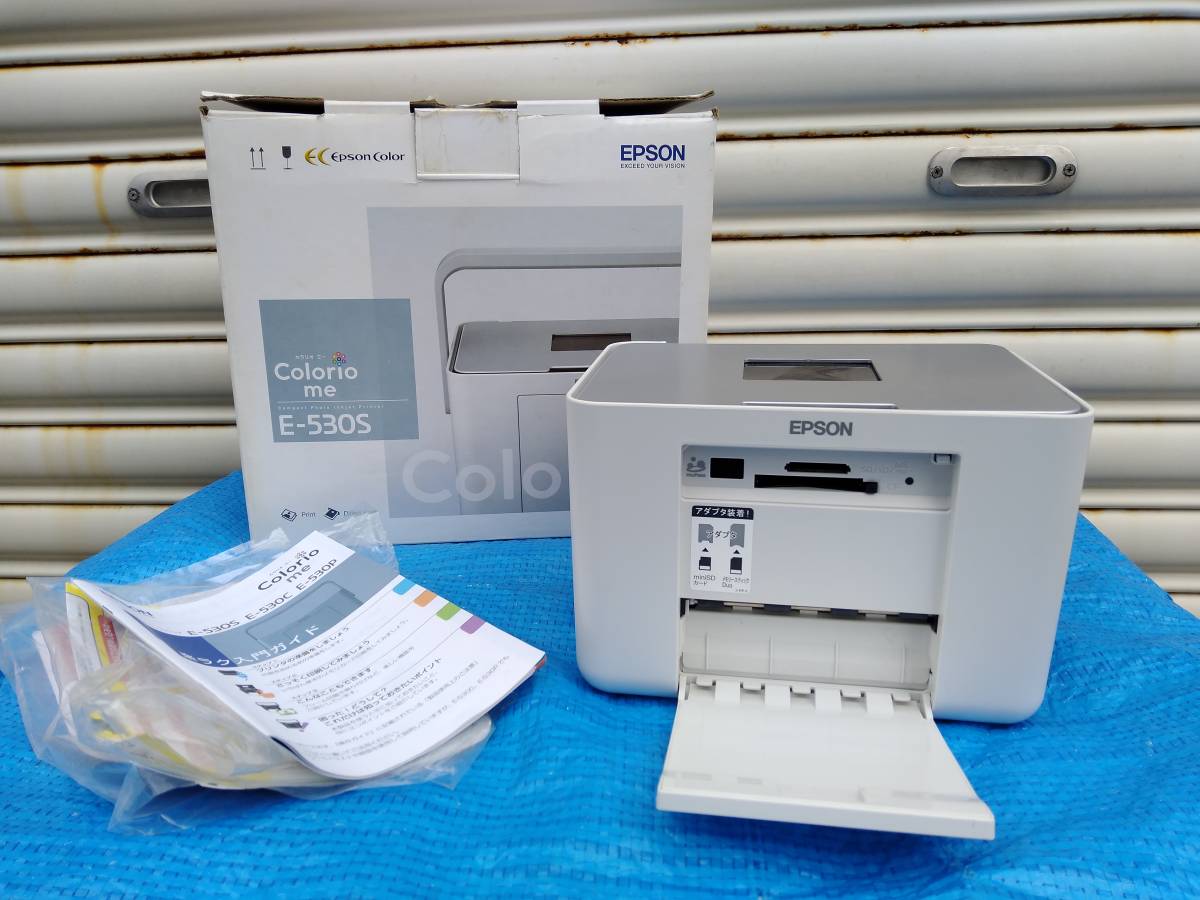 1円 EPSON エプソン E-530S コンパクトフォトプリンタ カラリオ ミー 箱説明書付き 現状品 up(その他)｜売買されたオークション情報、yahooの商品情報をアーカイブ公開 ...