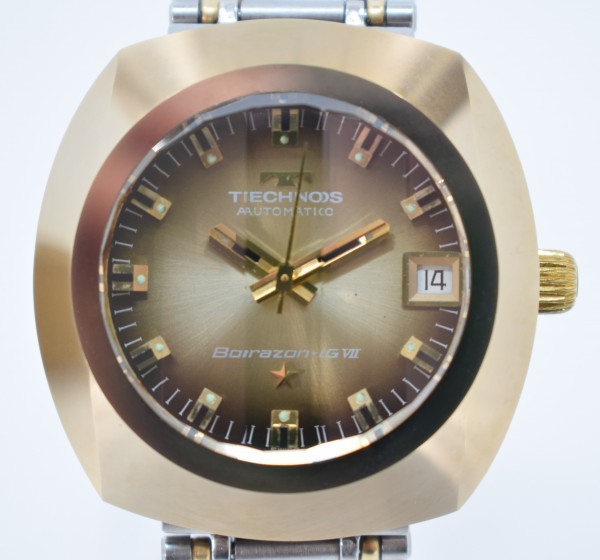 テクノス ボラゾン GⅦ G7 TECHNOS Borazon Automatic 自動巻 腕時計 メンズ アンティーク ビンテージ 稼働品 RB-501(テクノス)｜売買されたオークション ...