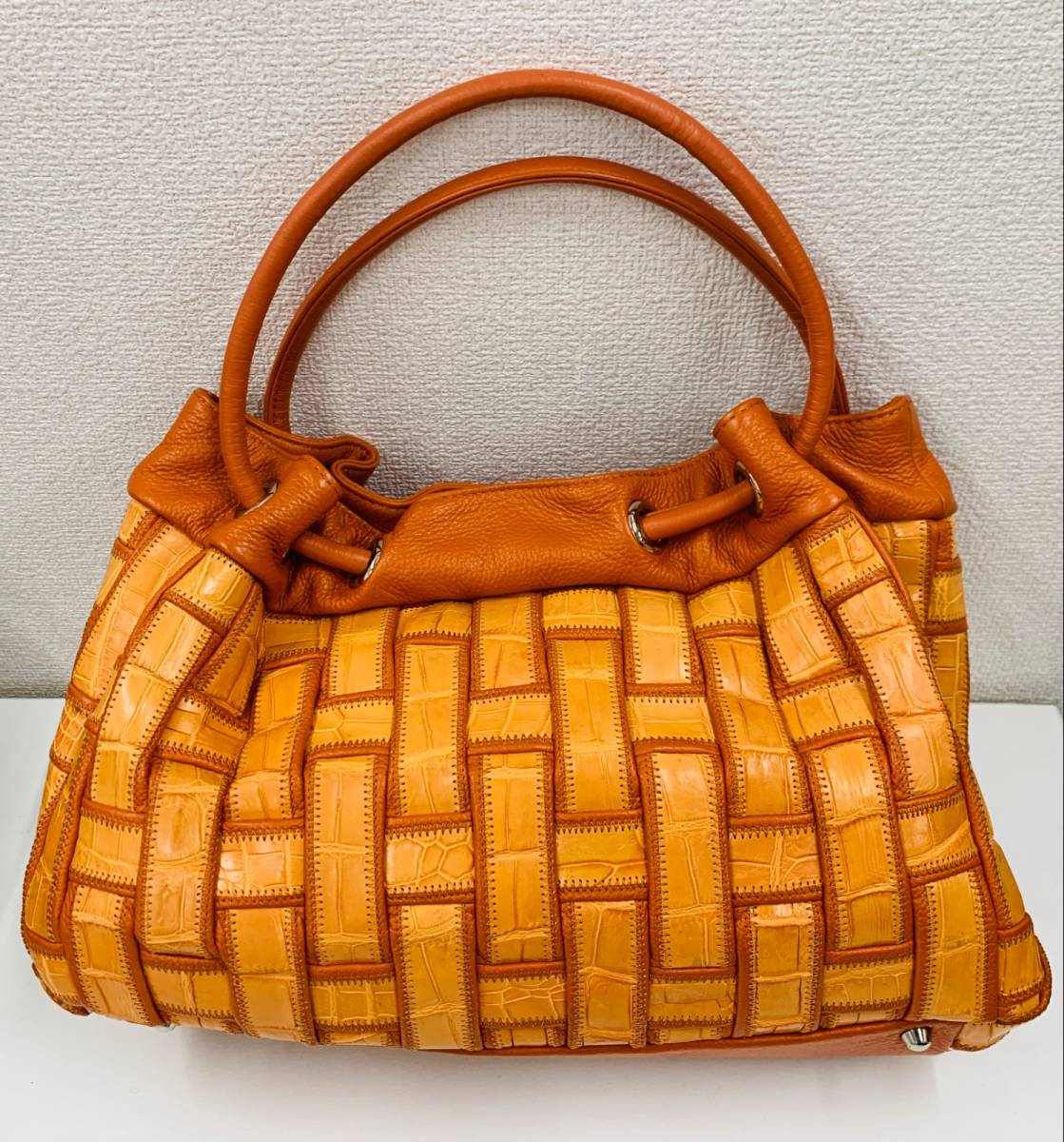 20/6/20⑭ la Deesse CRESCEND クレッシェンド レザー バッグ(クロコダイル)｜売買されたオークション情報、yahoo ...