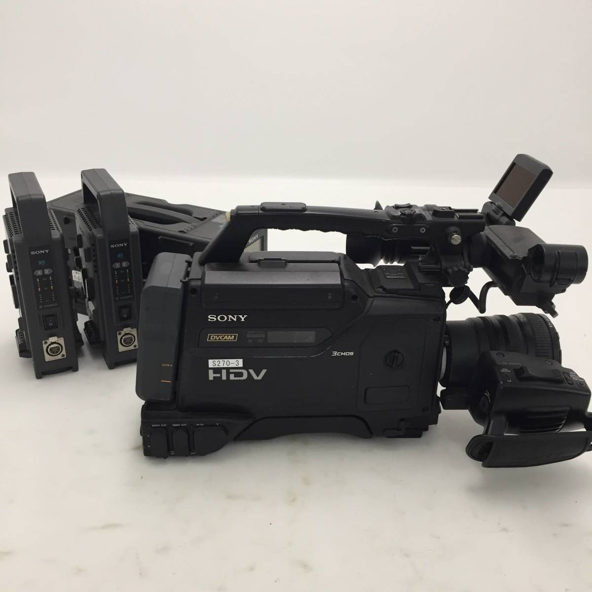 (S31)【1円～】SONY(ソニー) HDVカムコーダー HVR-S270J 2009年製 バッテリーチャージャー付 ※動作一部のみチェック ...