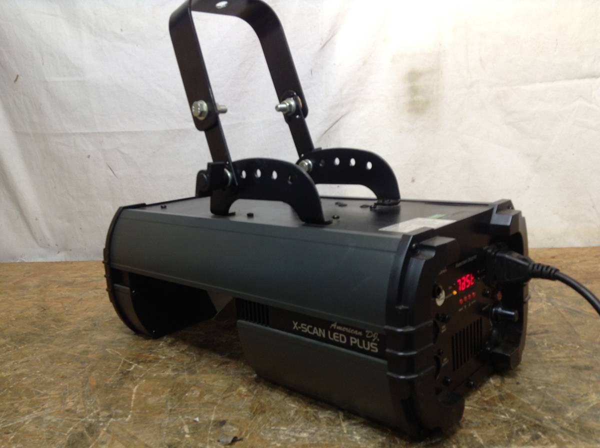 f200626-026A American DJ X-SCAN LED PLUS ミラースキャン 通電確認済み 舞台照明 ストロボ フラッシュ ...