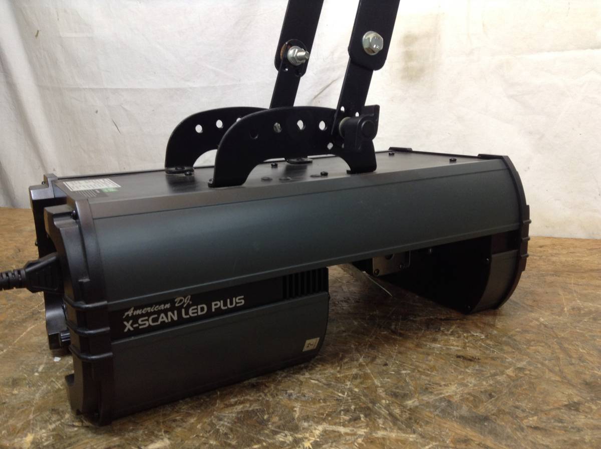 f200626-026A American DJ X-SCAN LED PLUS ミラースキャン 通電確認済み 舞台照明 ストロボ フラッシュ ...