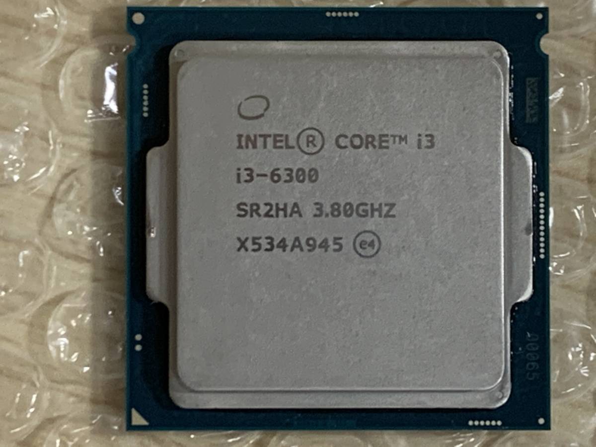 CPU Intel core i3 6300 Processor 3.80GHz 本体のみ TDP 51W インテル skylake(Core ...
