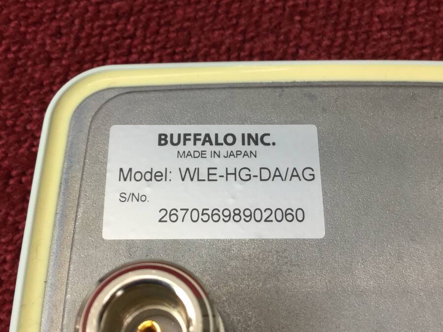 BUFFALO INC. WLE-HG-DA/AG 屋外用アンテナ ケーブル付属 ジャンク品(その他)｜売買されたオークション情報、yahoo ...