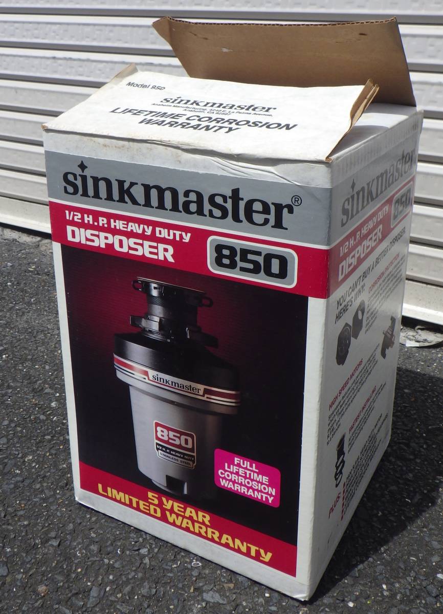 品 シンクマスター simkmaster ディスポーザー/食品ごみ処理機 850(生ごみ処理機)｜売買されたオークション情報、yahooの商品 ...