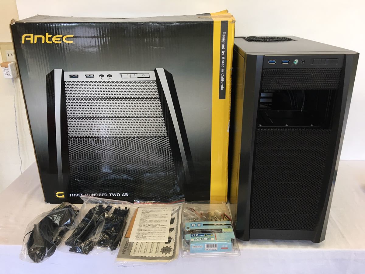 E284 ミドルタワーPCケース Antec Gamer Cases Three Hundred Two AB(ATXミドルタワー)｜売買されたオークション情報、yahooの商品情報を ...