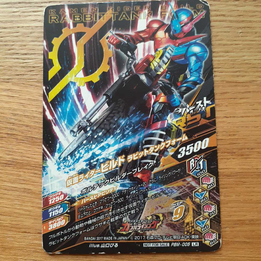 ガンバライジング PBM-005 仮面ライダービルド ラビットタンクフォーム LR(レジェンドレア)｜売買されたオークション情報、yahooの商品情報をアーカイブ公開 - オークファン ...