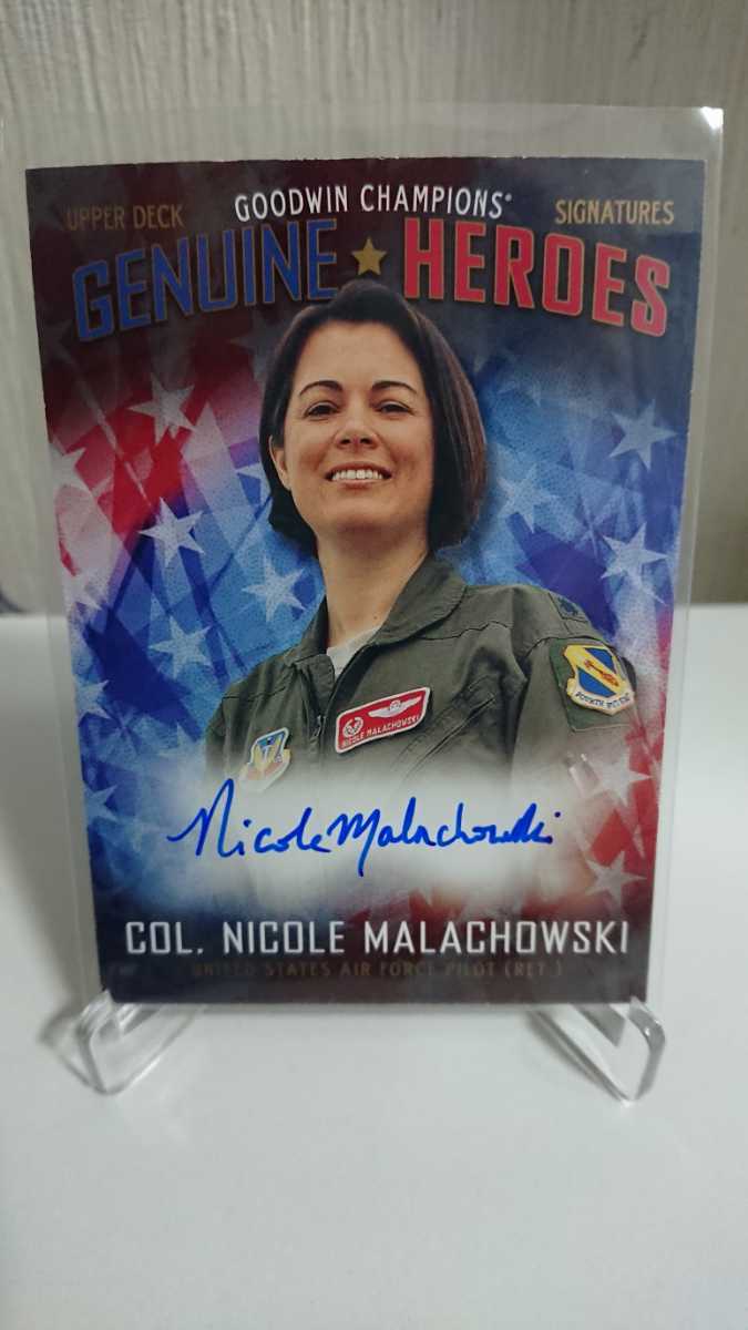 2020 GOODWIN CHAMPIONS GENUINE HEROES COL. NICOLE MALACHOWSKI(トレーディング ...