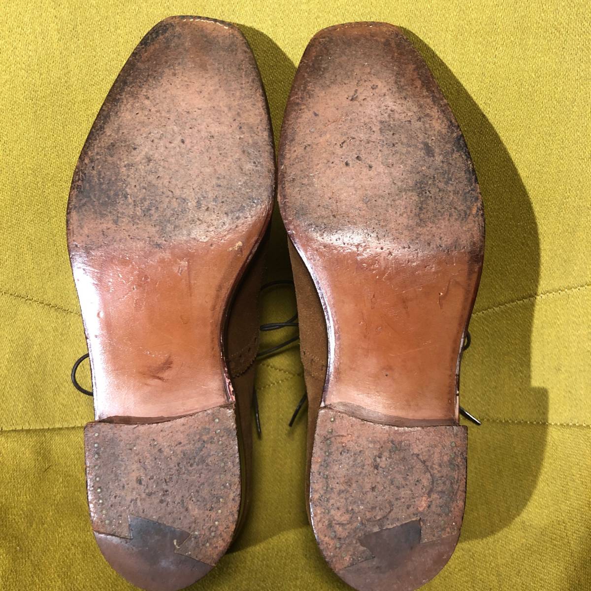 Crockett&Jones クロケット&ジョーンズ BLADES of Savile Row別注 スエードレザー ストレートチップレザー ...