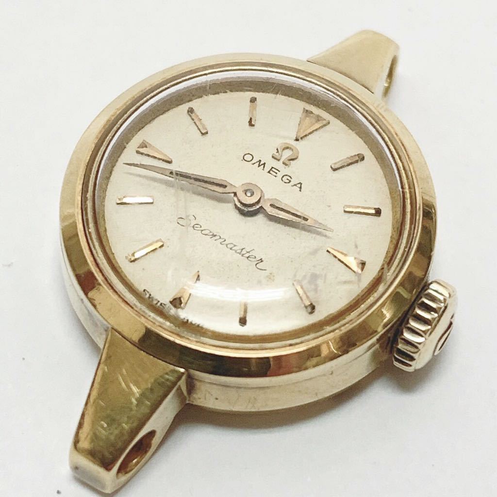 OMEGA オメガ シーマスター 18K 750 刻印 金無垢 Cal.482 1960年製 手巻き レディース腕時計 R阿0204(その他 ...