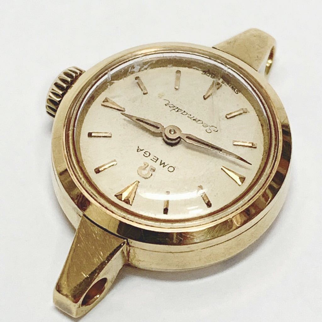 OMEGA オメガ シーマスター 18K 750 刻印 金無垢 Cal.482 1960年製 手巻き レディース腕時計 R阿0204(その他 ...