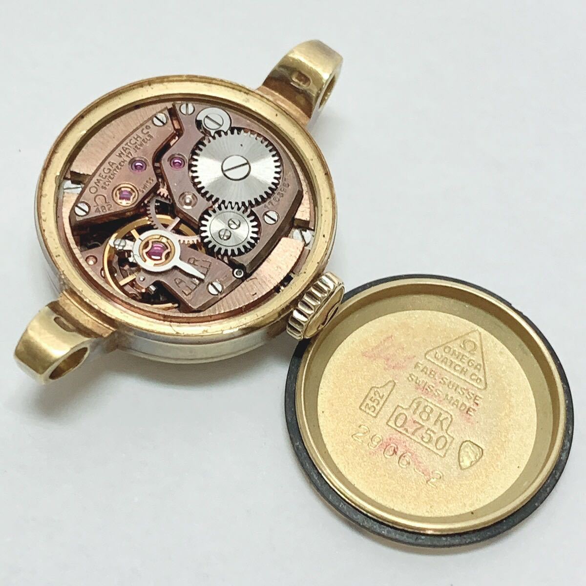 OMEGA オメガ シーマスター 18K 750 刻印 金無垢 Cal.482 1960年製 手巻き レディース腕時計 R阿0204(その他 ...